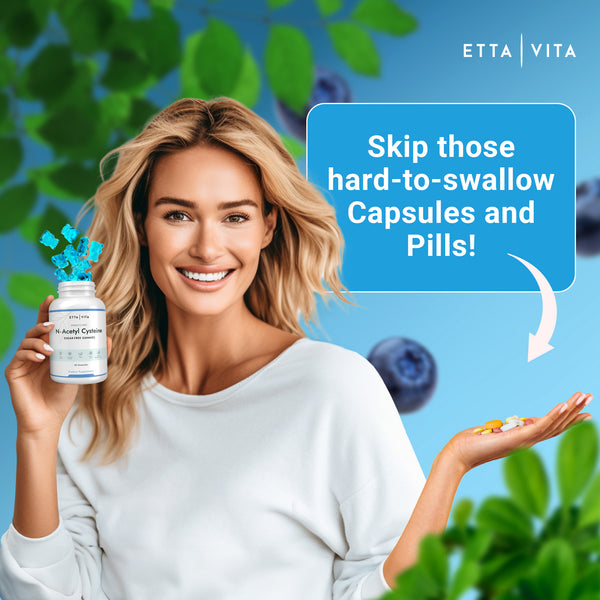 Sugar-Free NAC Gummies (N-Acetyl Cysteine Supplement) – Etta Vita