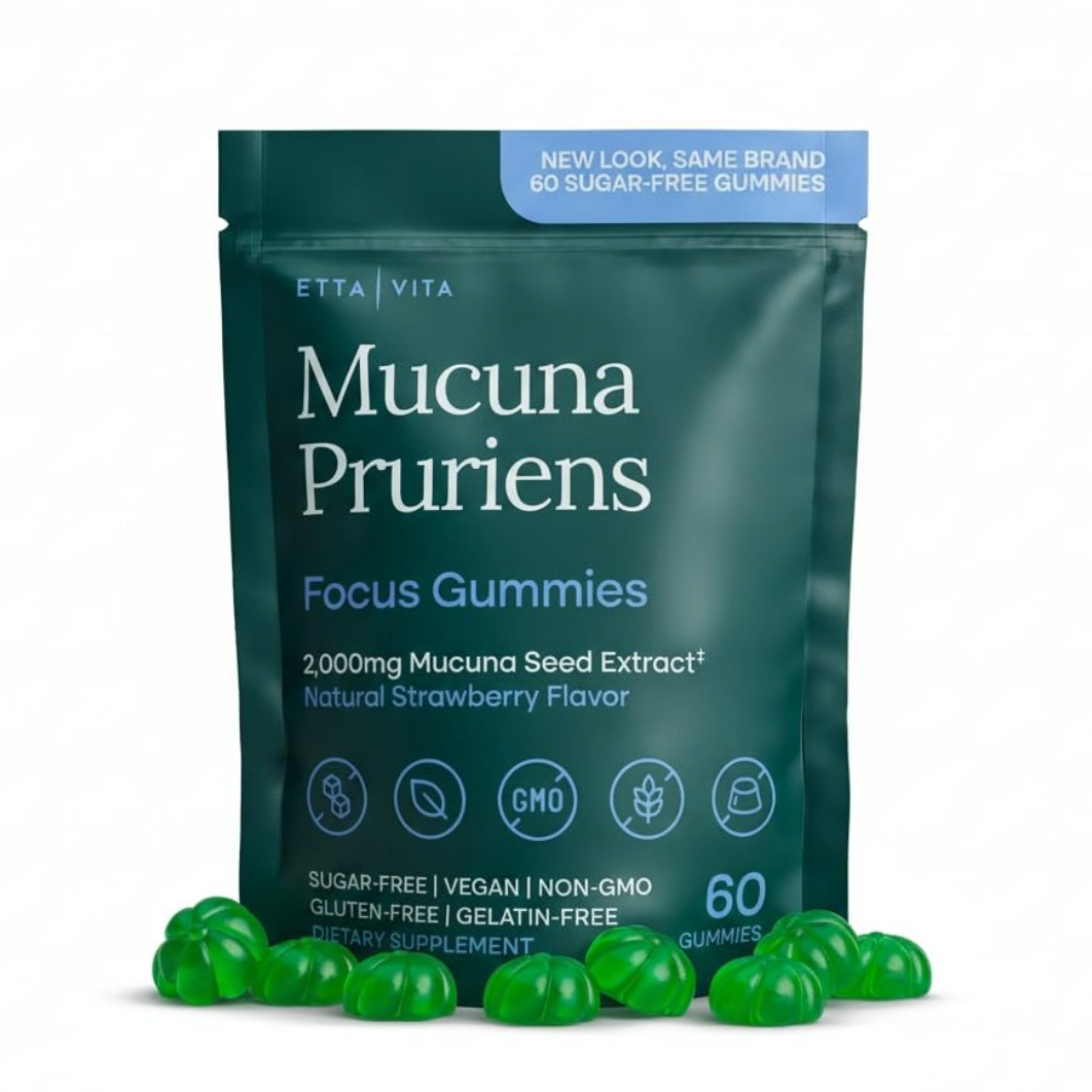 Dopamine Supplement - Sugar-Free Mucuna Pruriens Gummies – Etta Vita