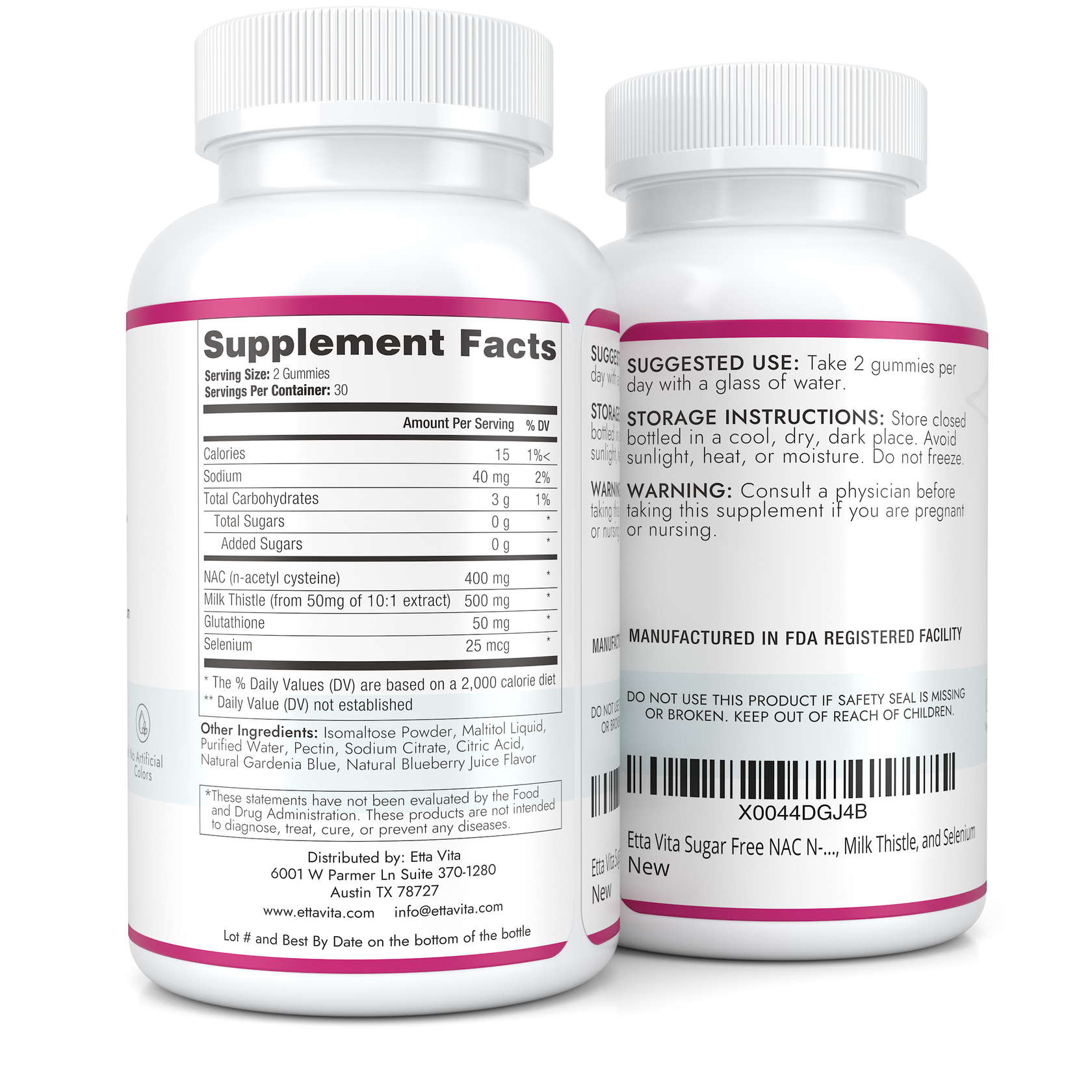 Sugar-Free NAC Brain Complex - Immune Support and Neuro-Health – Etta Vita